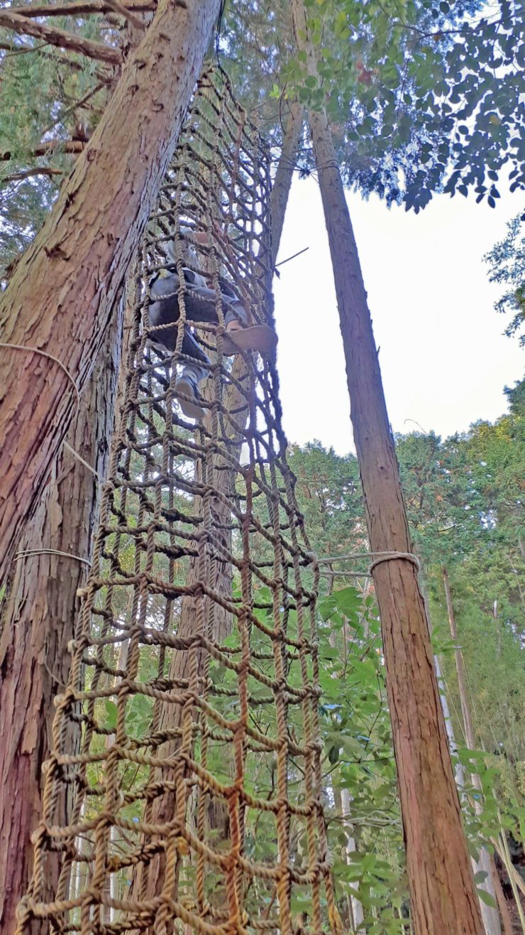 パークに新遊具完成！木登りネット！ | ATAATA RESORT